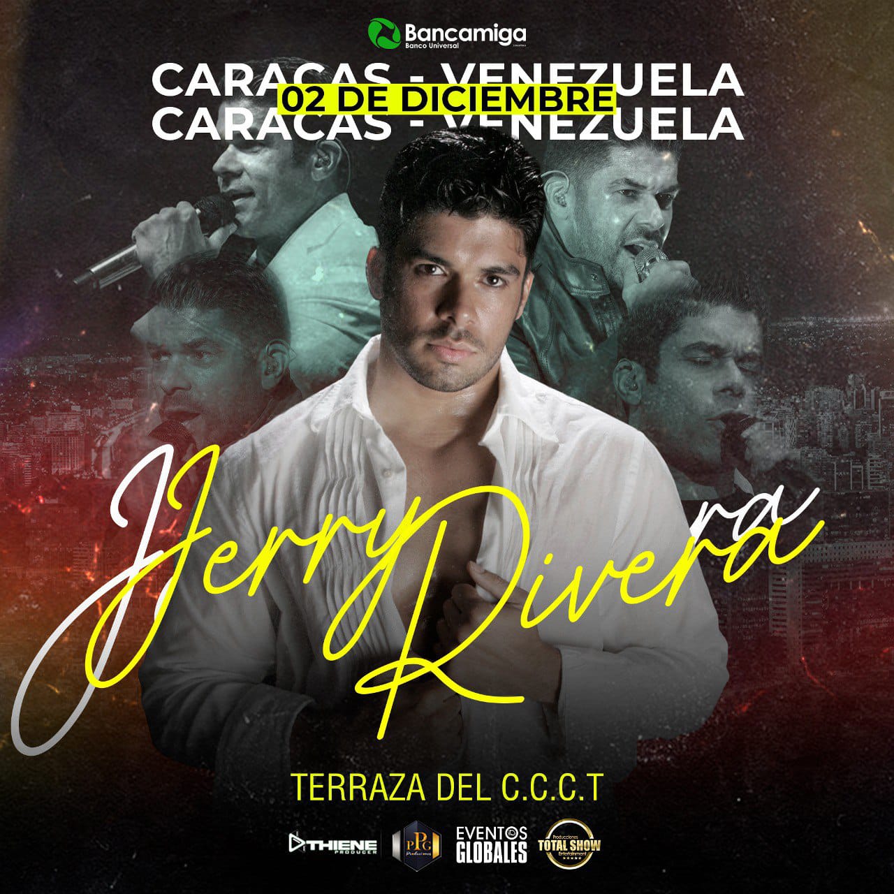 Jerry Rivera llega a Venezuela con un concierto que será inolvidable ...